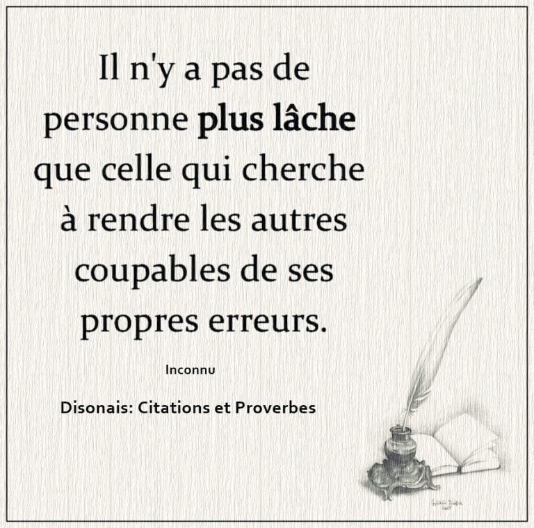 Lâcheté - Inspirations pour réussir sa vie